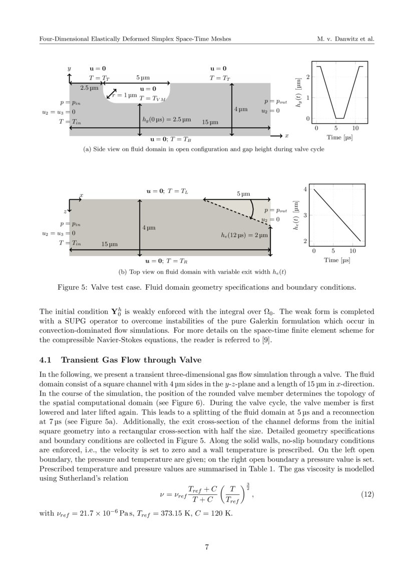 Four-Dimensional Elastically Deformed Simplex Space-Time Meshes for ...
