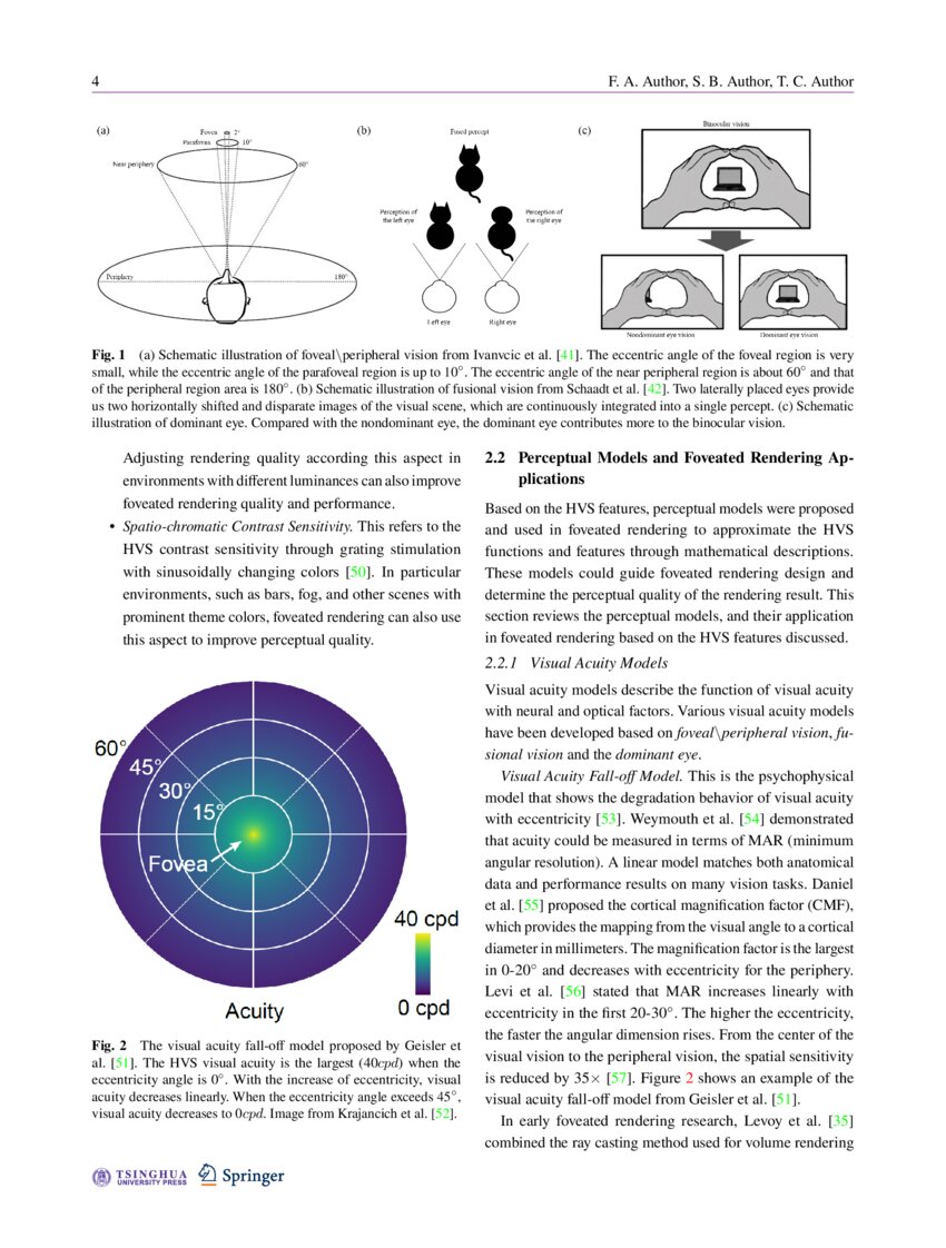 Foveated Rendering: a State-of-the-Art Survey | DeepAI