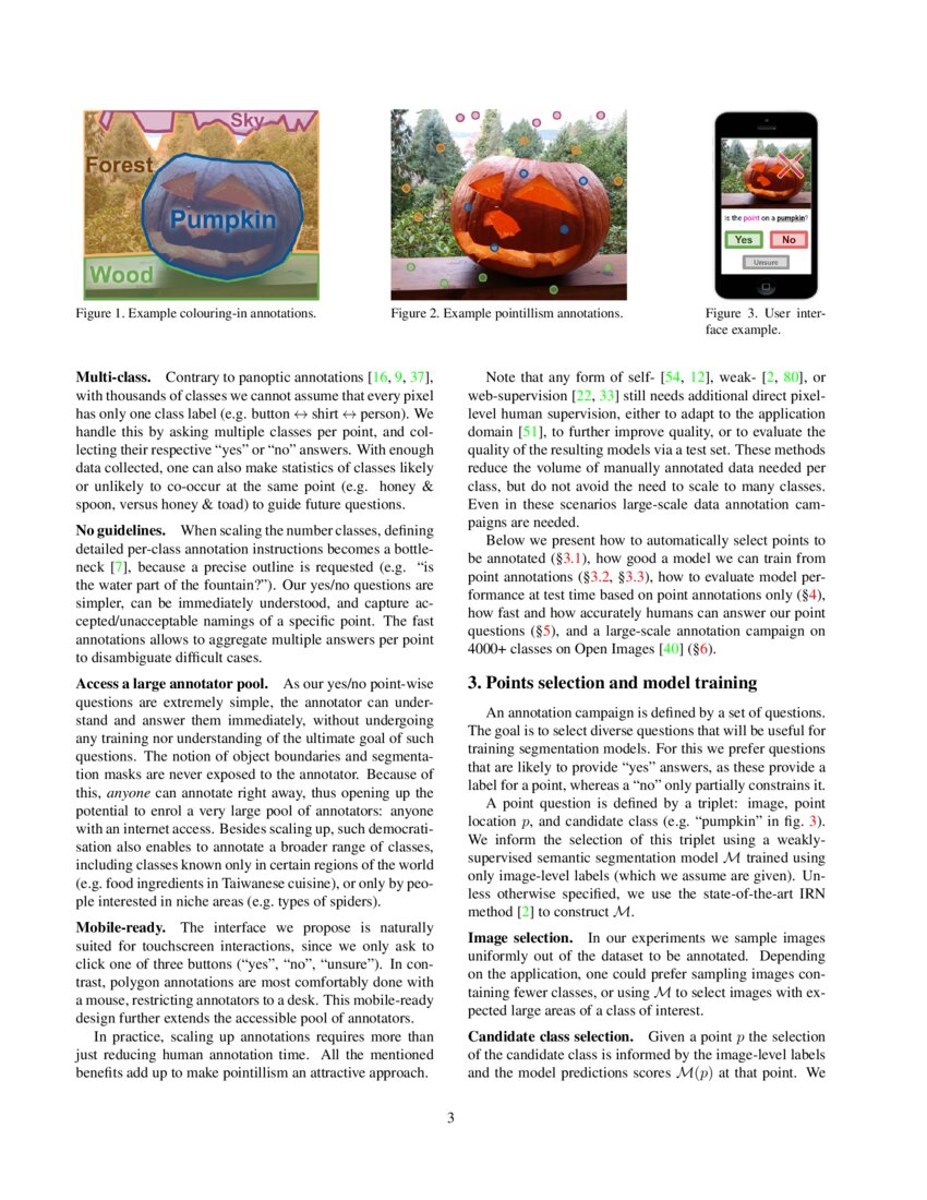 From Colouring In To Pointillism Revisiting Semantic Segmentation Supervision Deepai