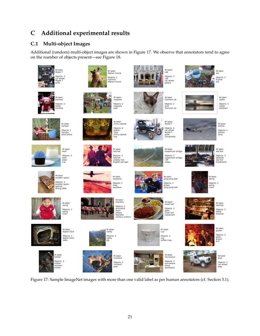 From ImageNet to Image Classification: Contextualizing Progress on Benchmarks | DeepAI