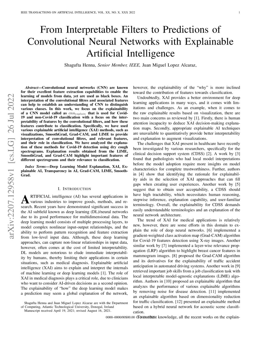From Interpretable Filters to Predictions of Convolutional Neural ... From Interpretable Filters to Predictions of Convolutional Neural ...