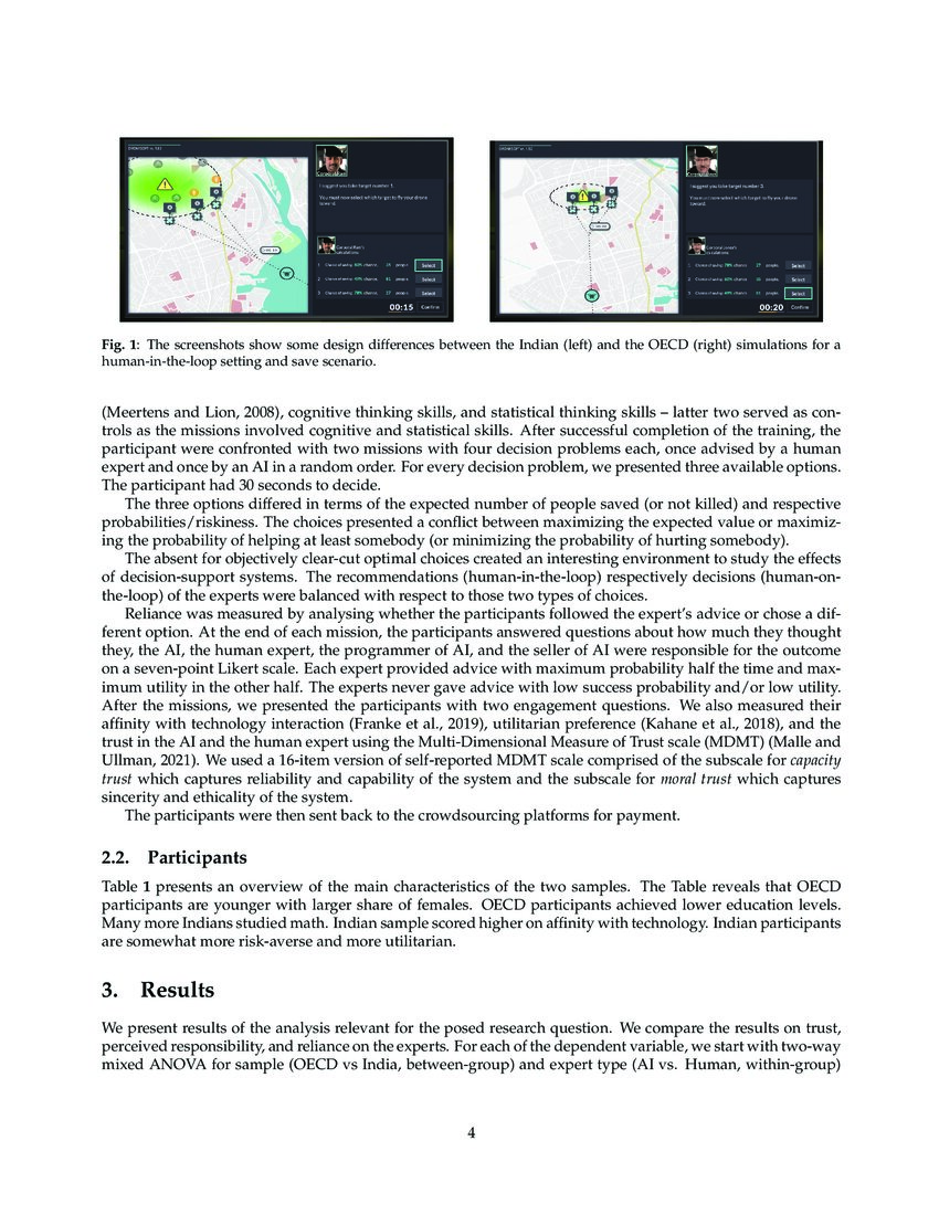 From OECD to India: Exploring cross-cultural differences in perceived trust, responsibility and ...