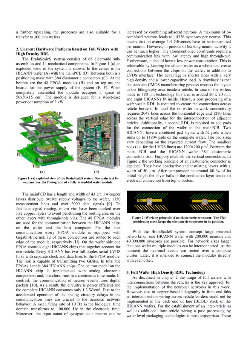 Full Wafer Redistribution and Wafer Embedding as Key Technologies for a ...