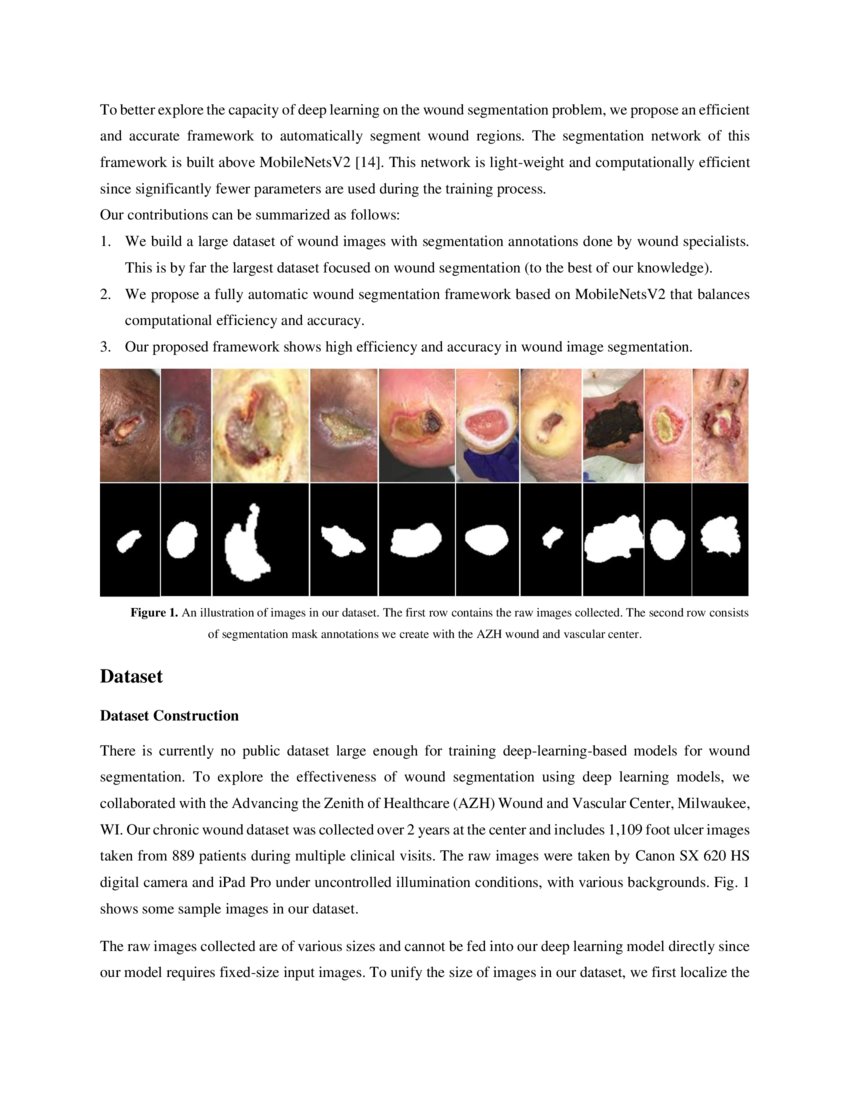 Fully Automatic Wound Segmentation with Deep Convolutional Neural ... Fully Automatic Wound Segmentation with Deep Convolutional Neural ...