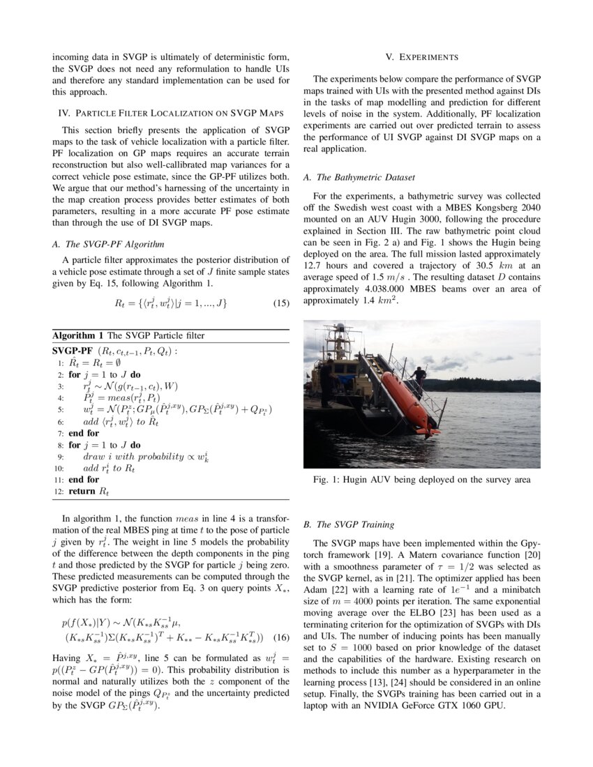 Fully-probabilistic Terrain Modelling with Stochastic Variational Gaussian Process Maps | DeepAI