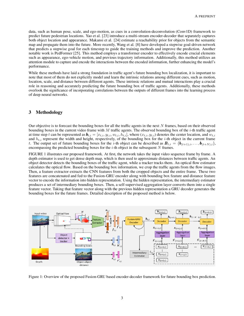 Fusion-GRU: A Deep Learning Model for Future Bounding Box Prediction of Traffic Agents in Risky ...