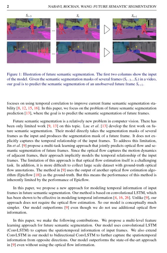 Future Semantic Segmentation with Convolutional LSTM | DeepAI