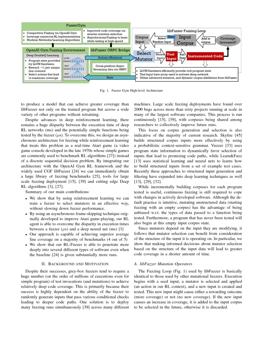 FuzzerGym: A Competitive Framework for Fuzzing and Learning | DeepAI