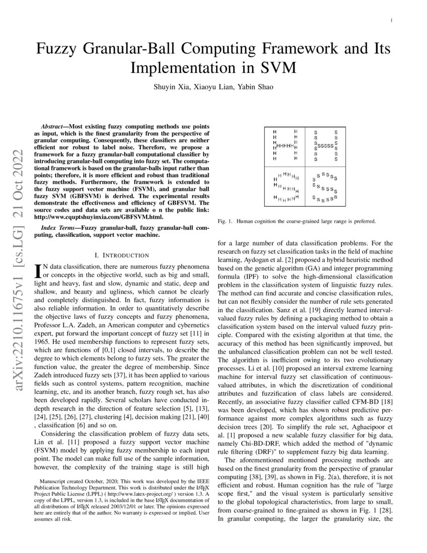 Fuzzy Granular Ball Computing Framework And Its Implementation In Svm