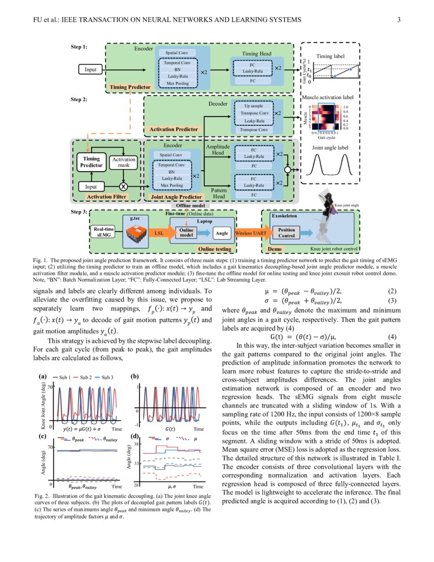Gait Cycle Inspired Learning Strategy For Continuous Prediction Of Knee