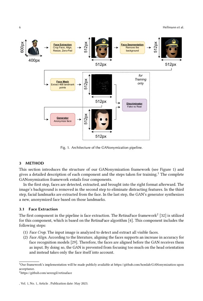 Ganonymization A Gan Based Face Anonymization Framework For Preserving Emotional Expressions