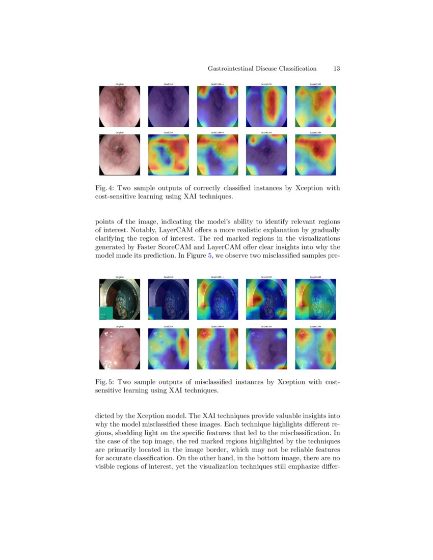 Gastrointestinal Disease Classification through Explainable and Cost ...