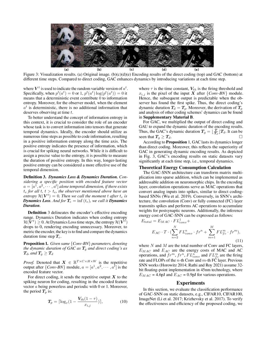 Gated Attention Coding For Training High Performance And Efficient Spiking Neural Networks Deepai