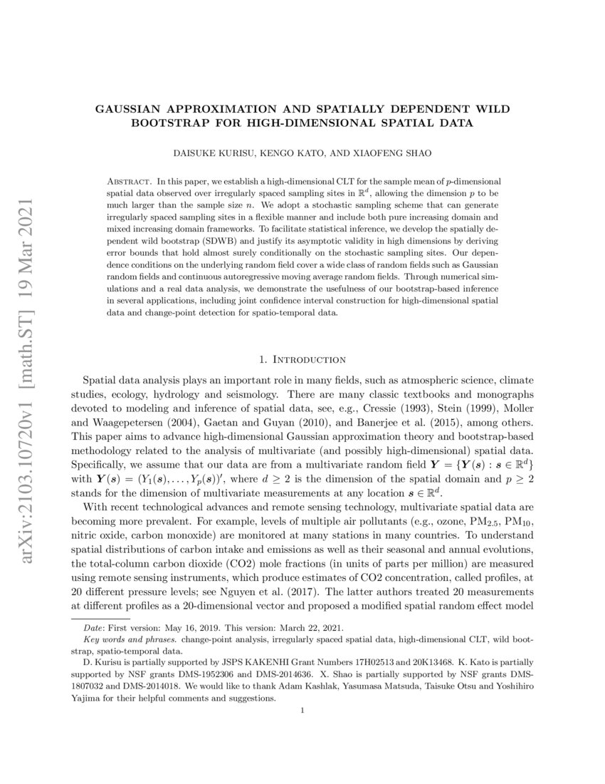 Gaussian approximation and spatially dependent wild bootstrap for high-dimensional spatial data ...