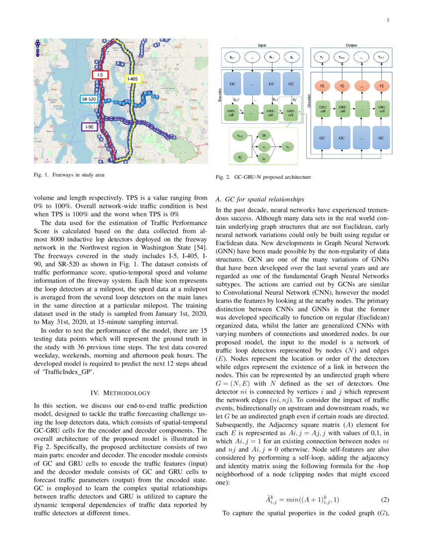Gc Gru N For Traffic Prediction Using Loop Detector Data Deepai
