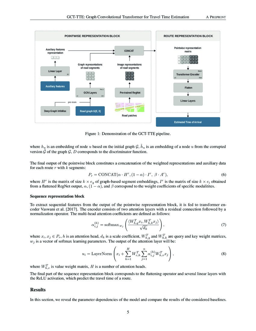 Gct Tte Graph Convolutional Transformer For Travel Time Estimation Deepai
