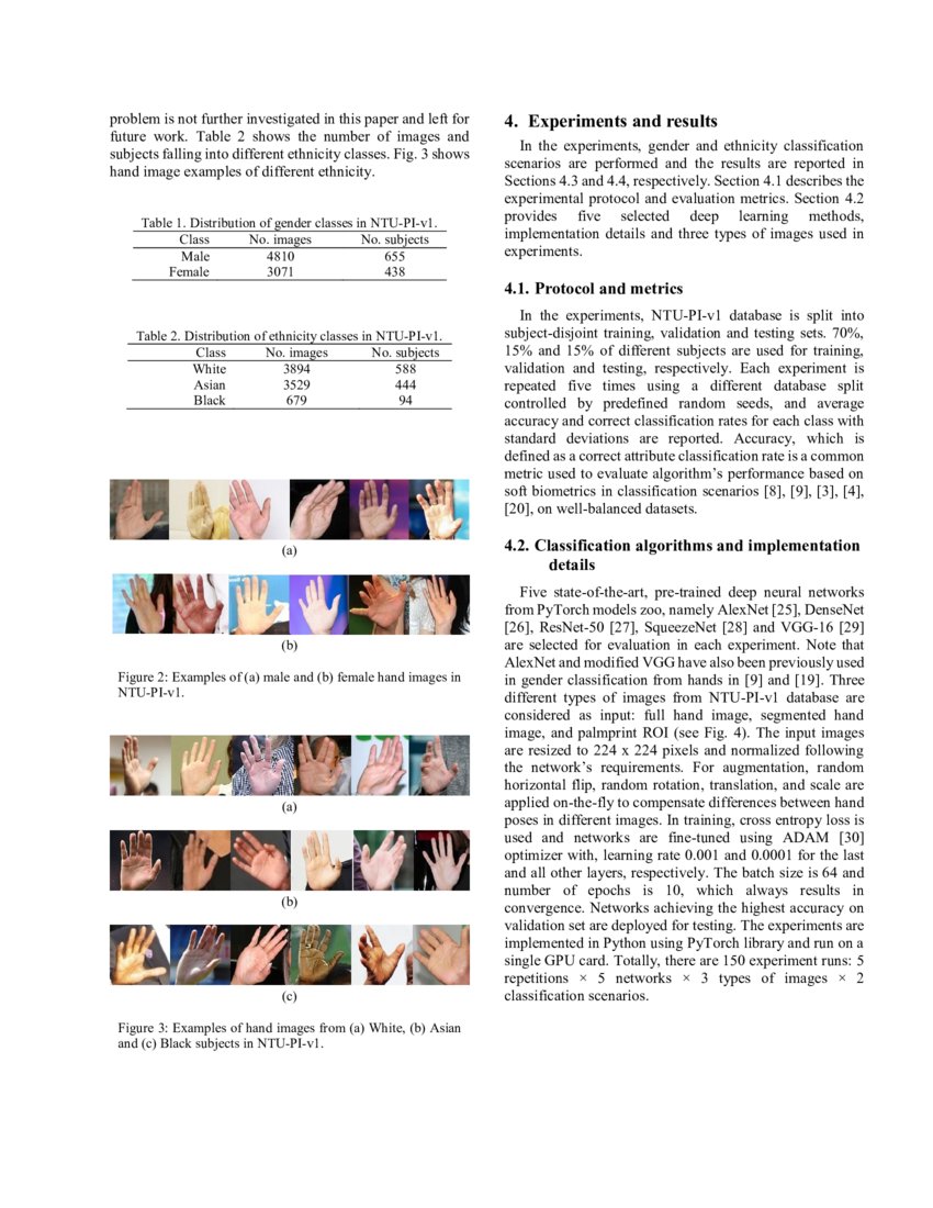 Gender and Ethnicity Classification based on Palmprint and Palmar Hand ...