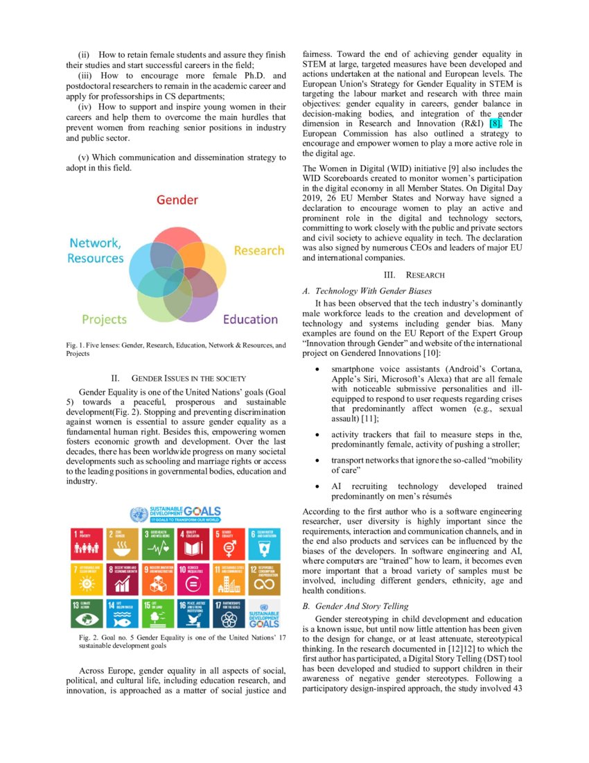 Gender Issues in Computer Science: Lessons Learnt and Reflections for ...