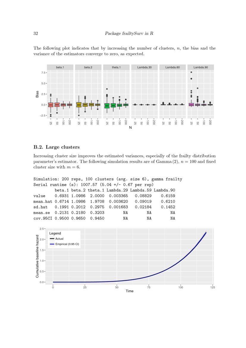 General Semiparametric Shared Frailty Model Estimation And Simulation
