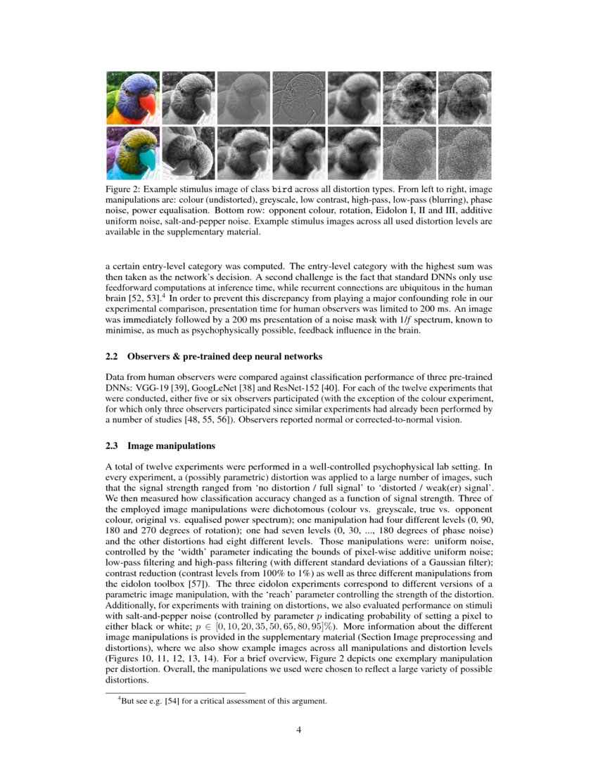 Generalisation in humans and deep neural networks | DeepAI