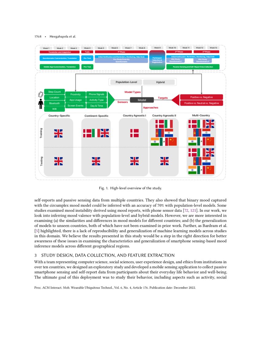 Generalization and Personalization of Mobile Sensing-Based Mood Inference Models: An Analysis of ...