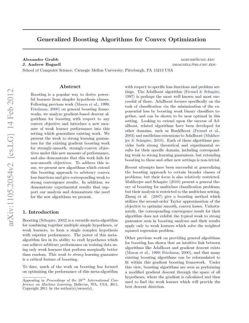 Generalized Boosting Algorithms For Convex Optimization Deepai 4272