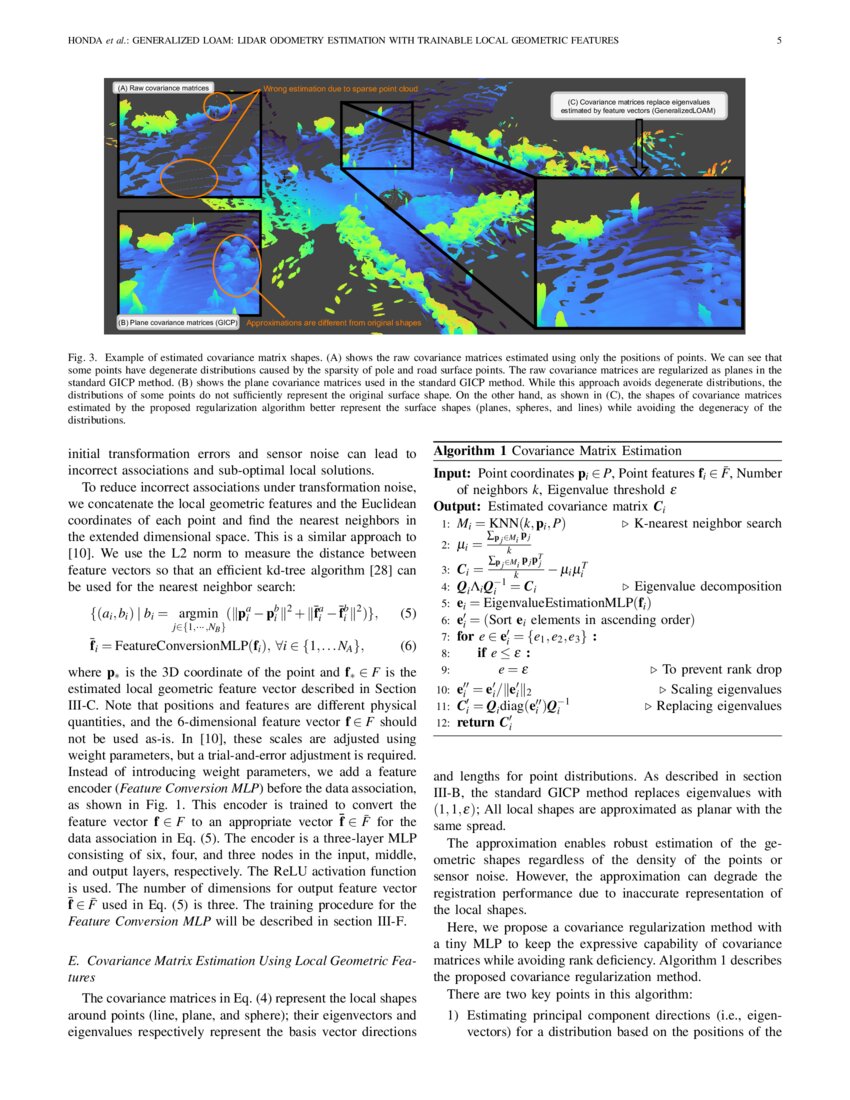 Generalized LOAM: LiDAR Odometry Estimation with Trainable Local Geometric Features | DeepAI