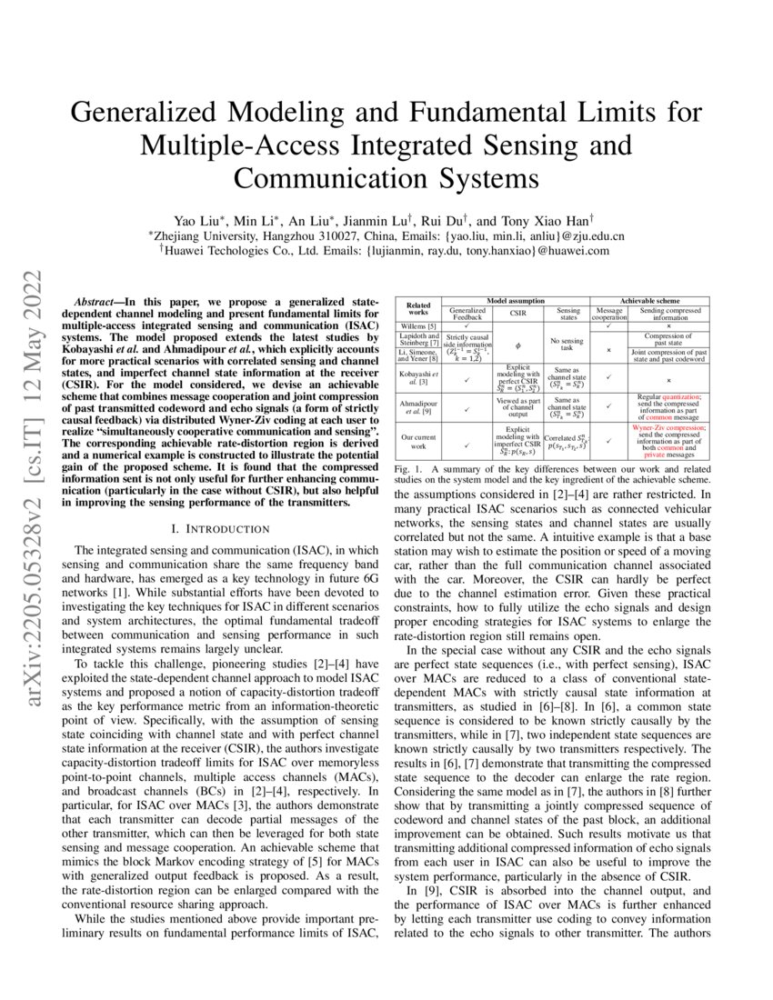 Generalized Modeling and Fundamental Limits for Multiple-Access ...
