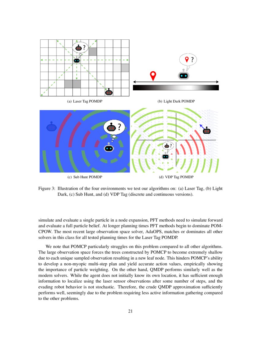 Generalized Optimality Guarantees For Solving Continuous Observation Pomdps Through Particle