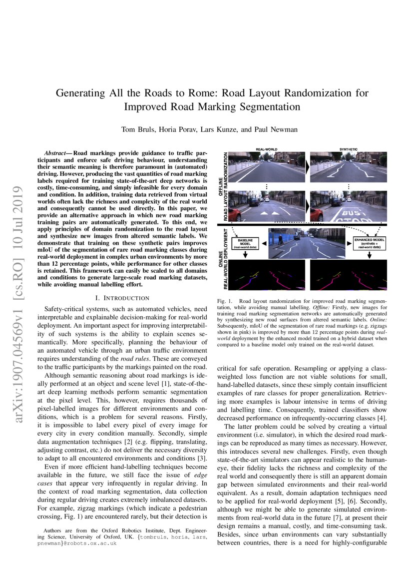 Generating All the Roads to Rome: Road Layout Randomization for ...