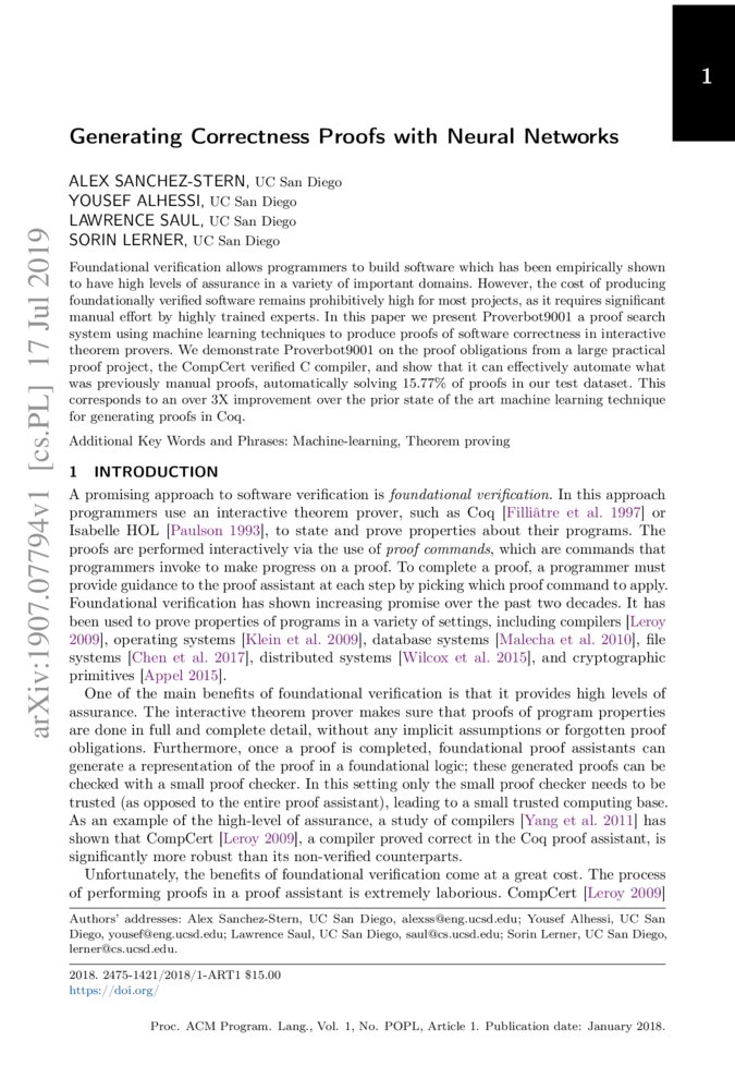 Generating Correctness Proofs With Neural Networks Deepai 5927