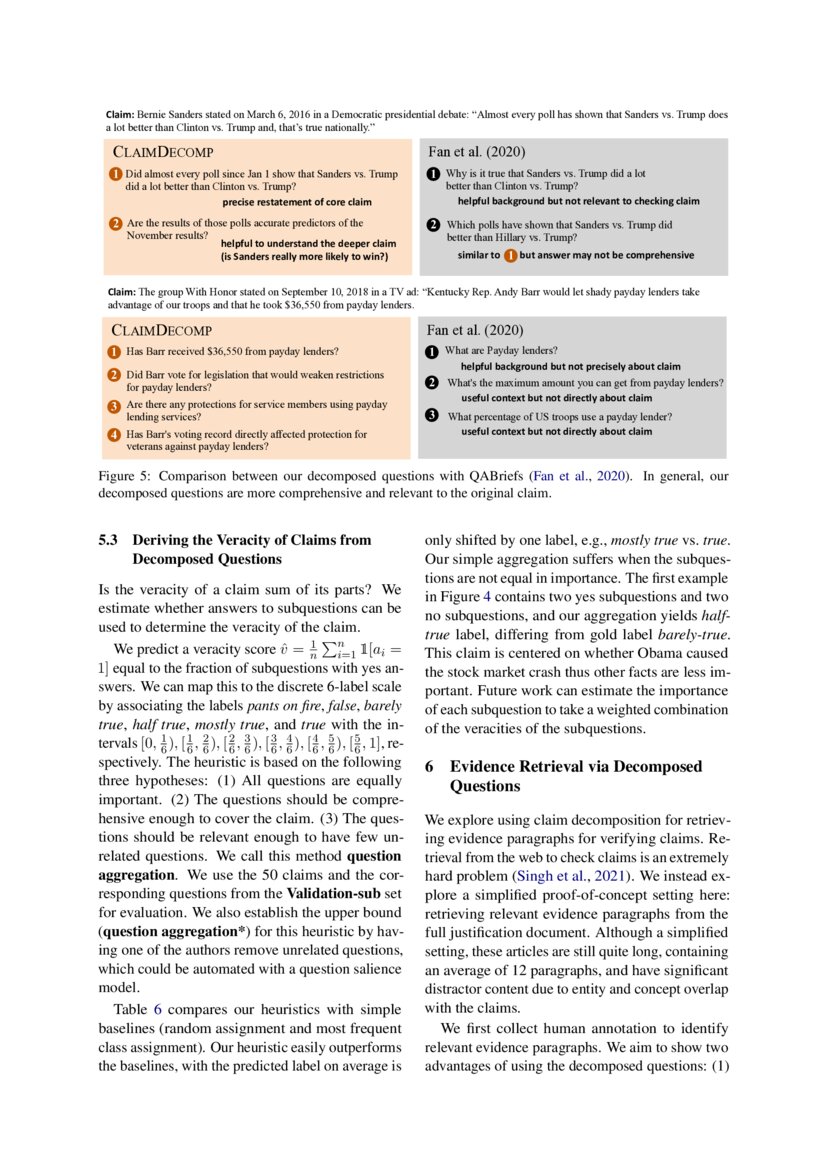 Generating Literal and Implied Subquestions to Fact-check Complex Claims | DeepAI