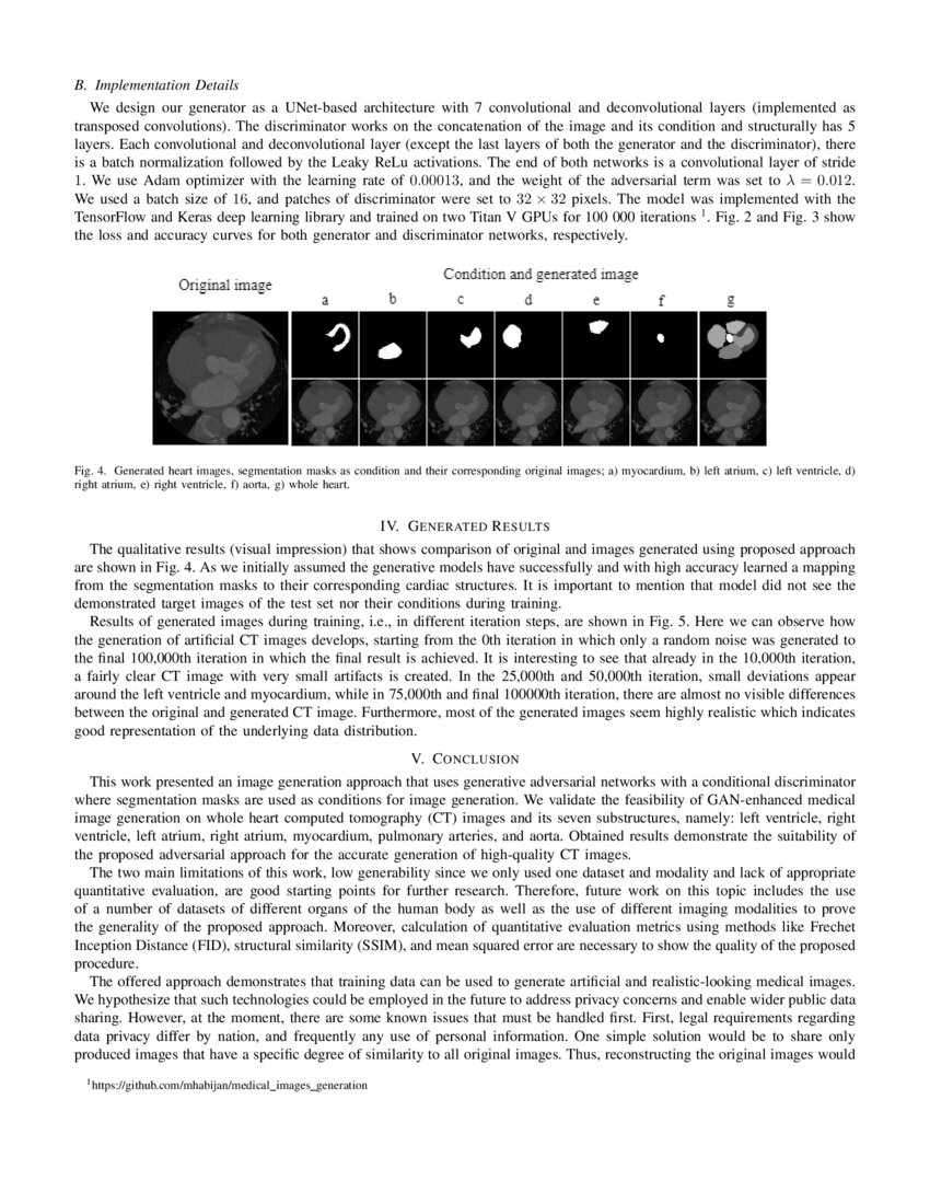 Generation of Artificial CT Images using Patch-based Conditional Generative Adversarial Networks ...