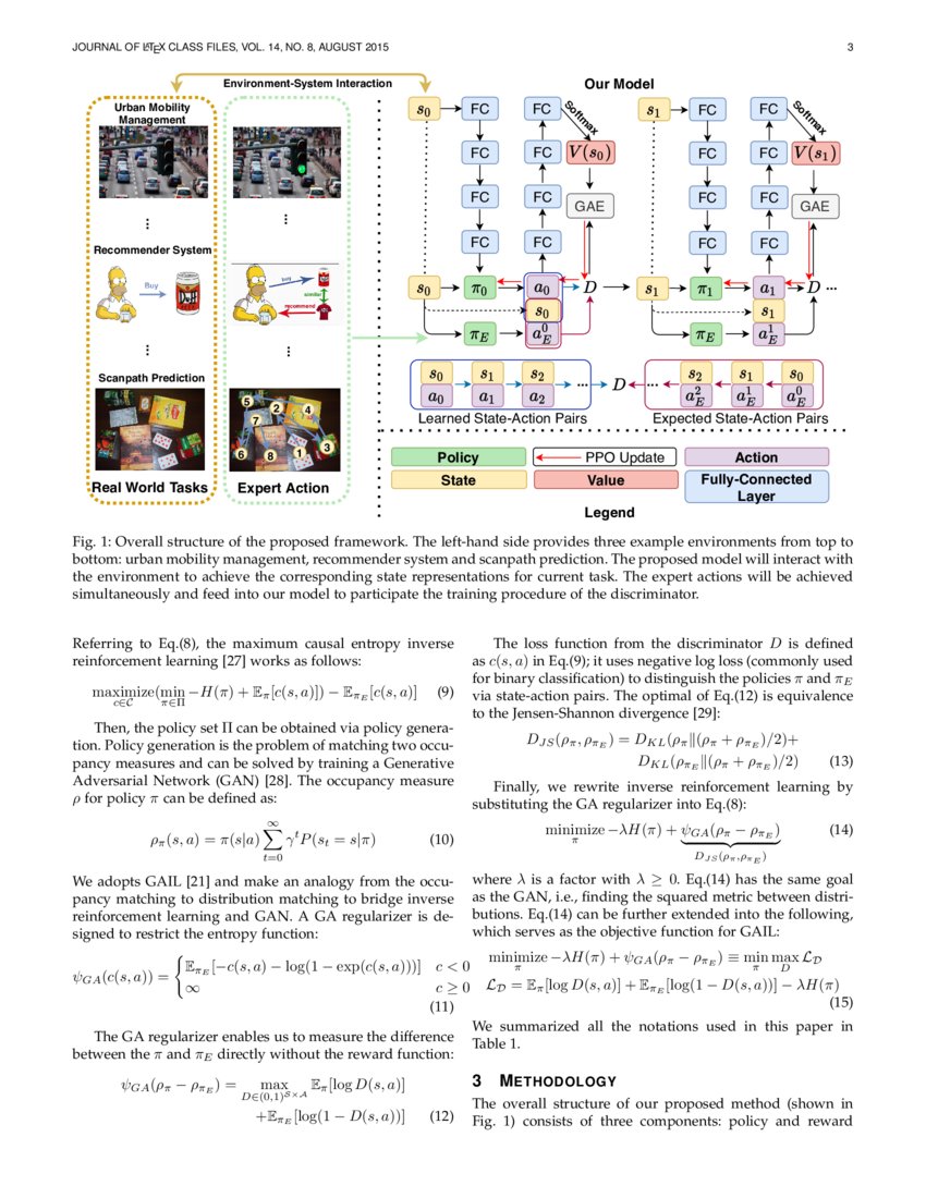 Generative Adversarial Reward Learning for Generalized Behavior Tendency Inference | DeepAI