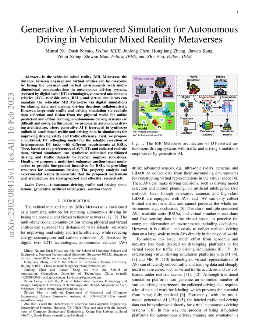 Generative Ai Empowered Simulation For Autonomous Driving In Vehicular