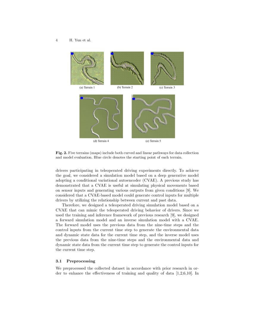Generative Model Based Simulation Of Driver Behavior When Using Control