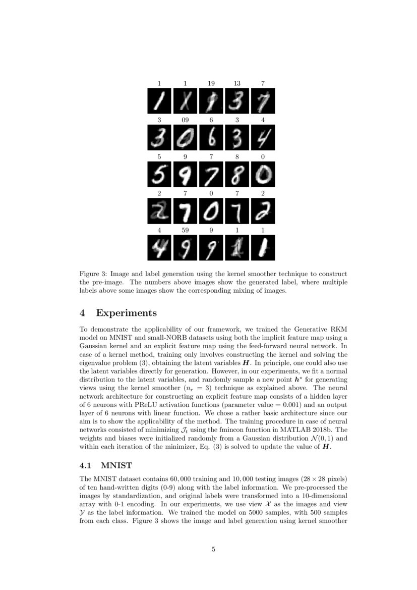Generative Restricted Kernel Machines | DeepAI