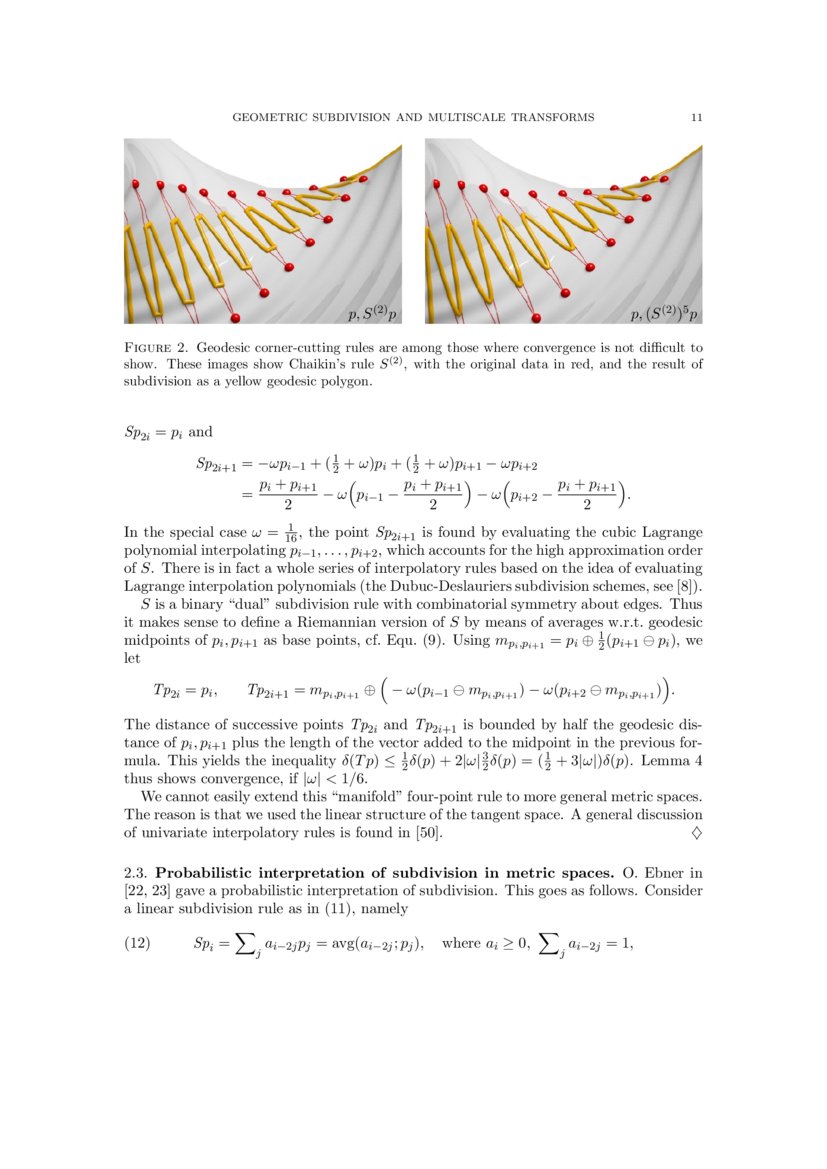 Geometric subdivision and multiscale transforms | DeepAI