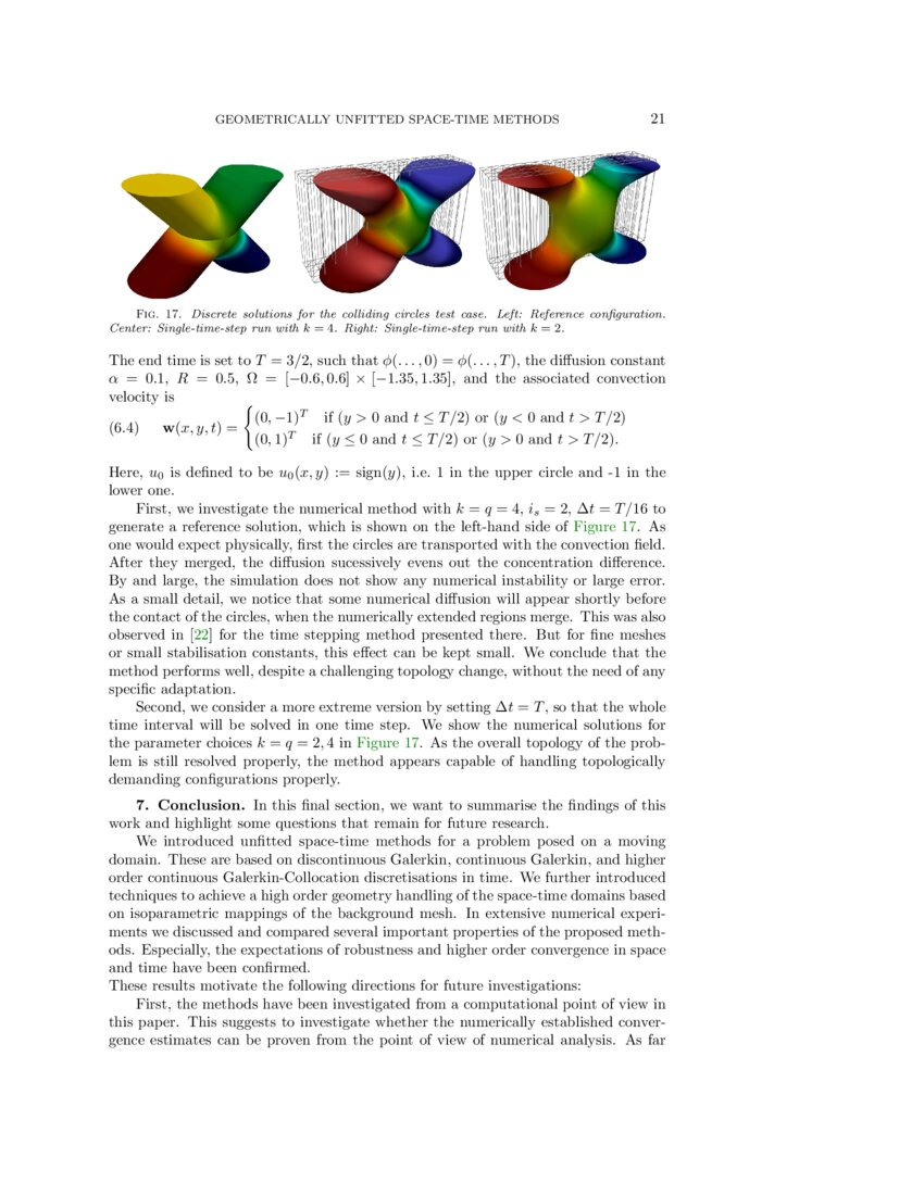 Geometrically Higher Order Unfitted Space-Time Methods for PDEs on Moving Domains | DeepAI