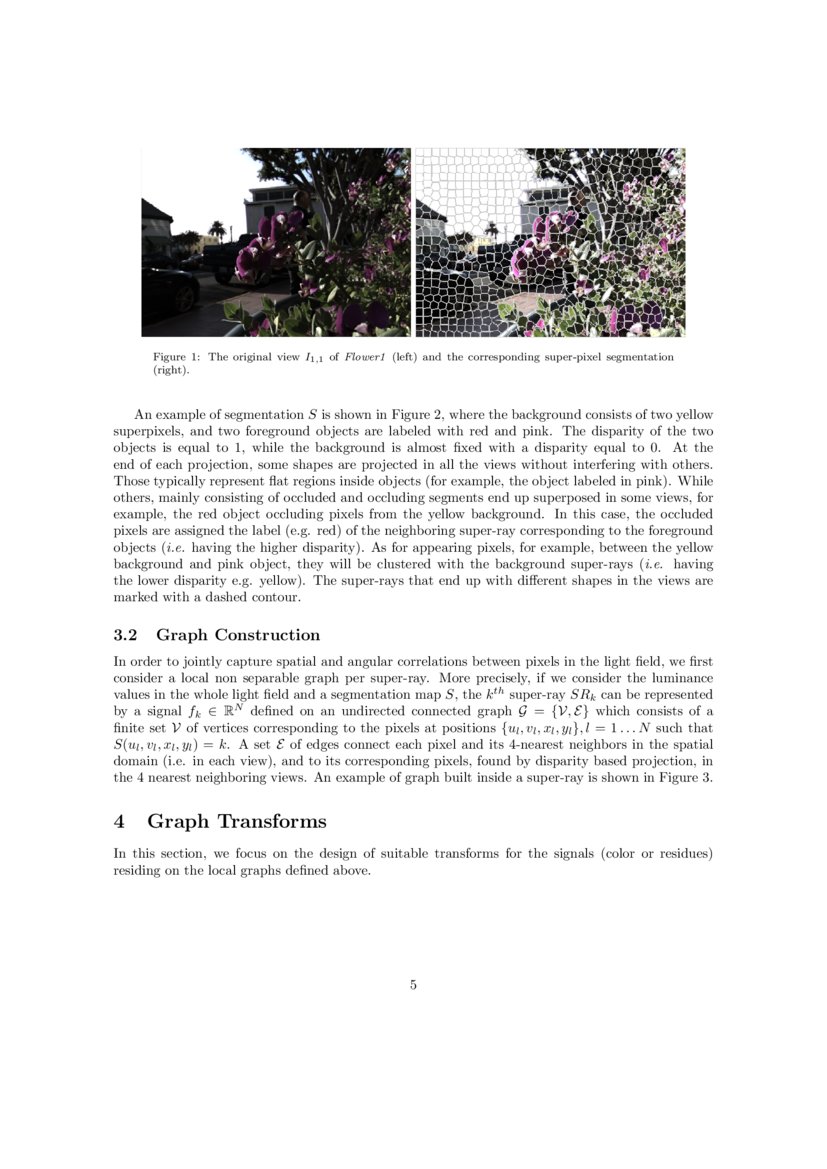 Geometry-Aware Graph Transforms for Light Field Compact Representation | DeepAI