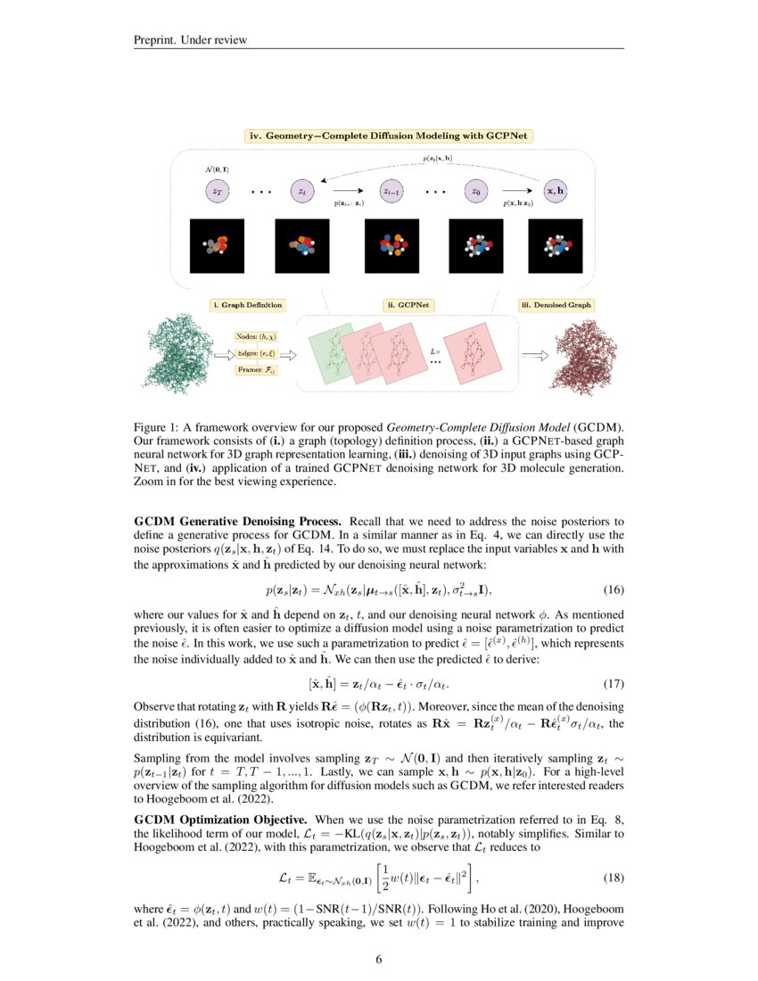 Geometry Complete Diffusion For 3d Molecule Generation Deepai