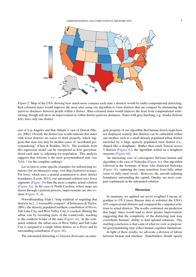 Gerrymandering and Computational Redistricting | DeepAI
