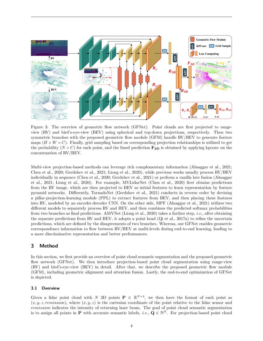 GFNet: Geometric Flow Network for 3D Point Cloud Semantic Segmentation | DeepAI