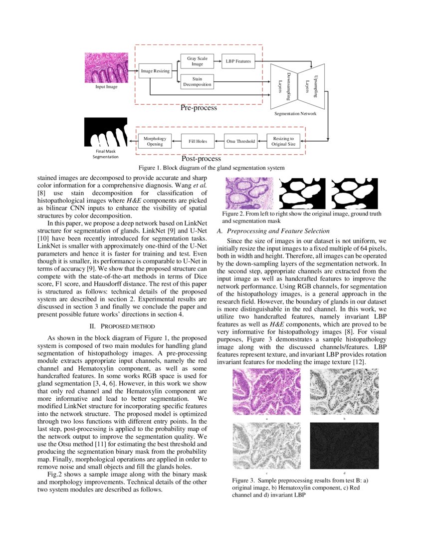 Gland Segmentation in Histopathology Images Using Deep Networks and Handcrafted Features | DeepAI