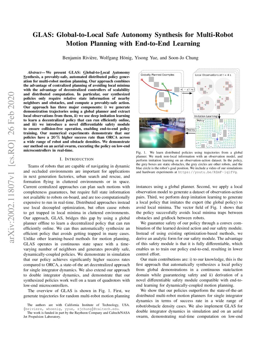 GLAS: Global-to-Local Safe Autonomy Synthesis for Multi-Robot Motion ...