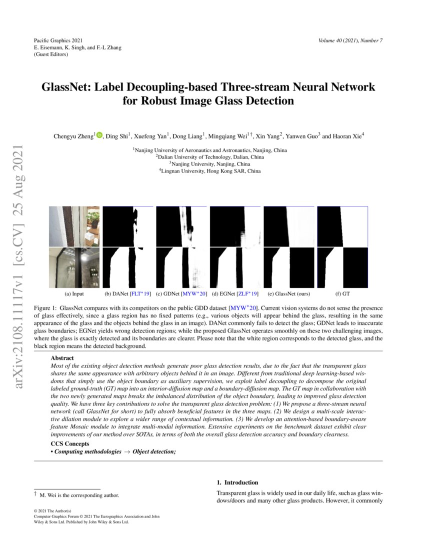 GlassNet: Label Decoupling-based Three-stream Neural Network for Robust ... GlassNet: Label Decoupling-based Three-stream Neural Network for Robust ...
