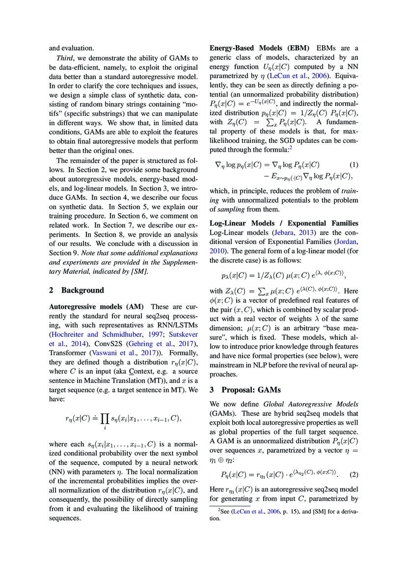 Global Autoregressive Models For Data Efficient Sequence Learning Deepai