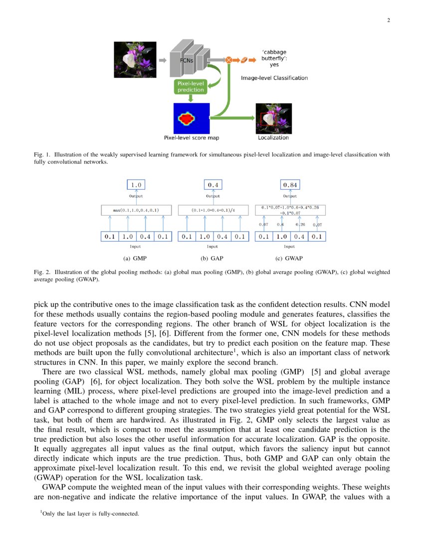 Global Weighted Average Pooling Bridges Pixel Level Localization And Image Level Classification