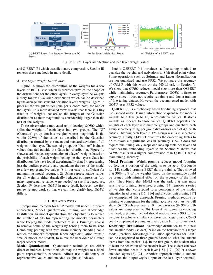Gobo Quantizing Attention Based Nlp Models For Low Latency And Energy 