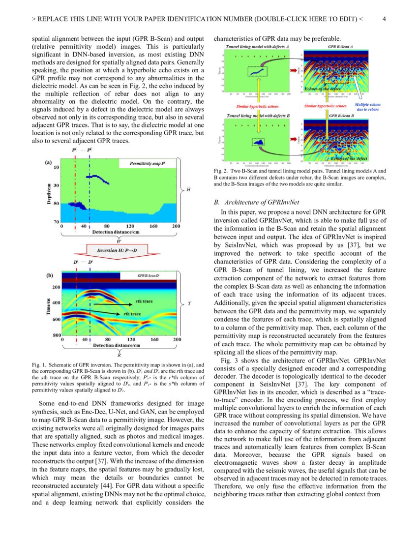 GPRInvNet: Deep Learning-Based Ground Penetrating Radar Data Inversion for Tunnel Lining | DeepAI